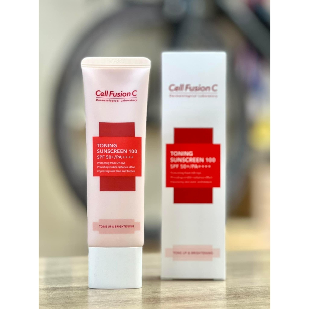 Kem chống nắng Cell Fusion C Toning Sunscreen 100 SPF 50+/PA++++ 50ml ...