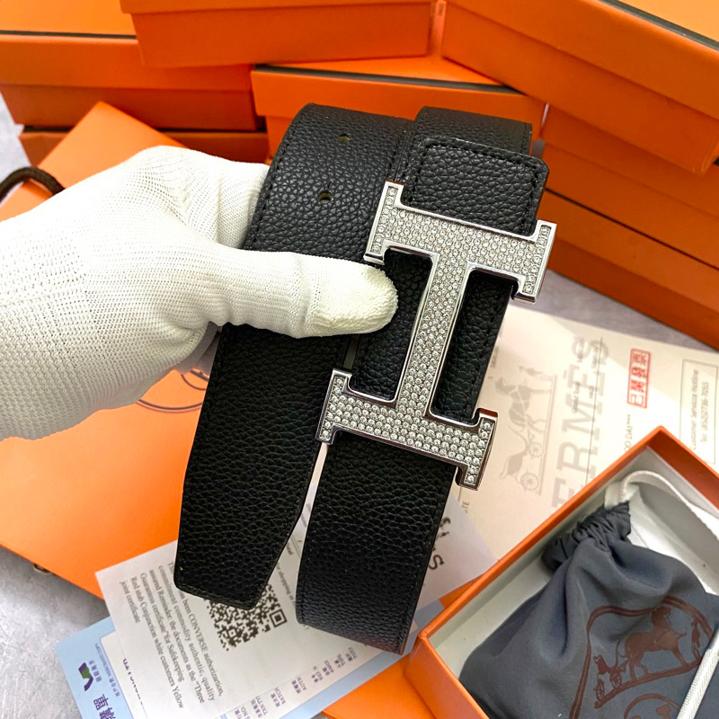Thắt lưng nam mặt chữ H/ Dây lưng nam đính đá cực đẹp | Shopee Việt Nam