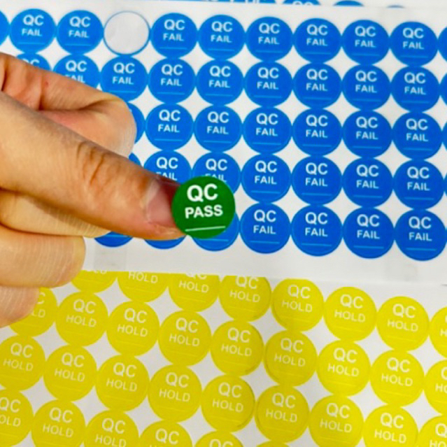 tem nhãn dán decal giấy tem pass kt 2cm 52 tem/tờ kt 1,5 85 tem/tờ ...