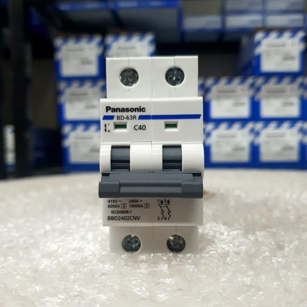 PANASONIC Cầu dao Aptomat CB 2 Pha 2 tép 25A 32A 40A 63A | Shopee Việt Nam