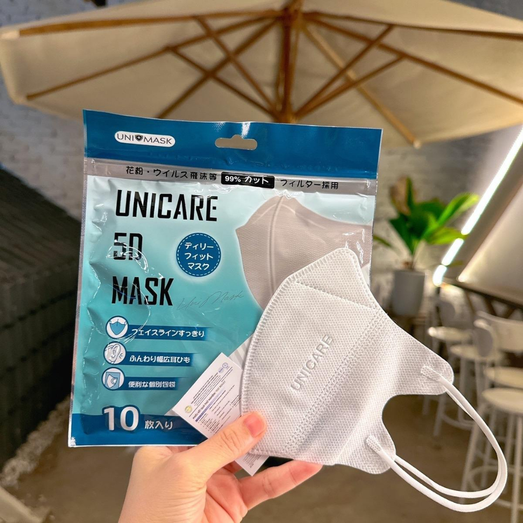 [Thùng 100] Khẩu Trang 5D UNICARE 3 Lớp Kháng Khuẩn, Khẩu trang 5D cao cấp | Shopee Việt Nam