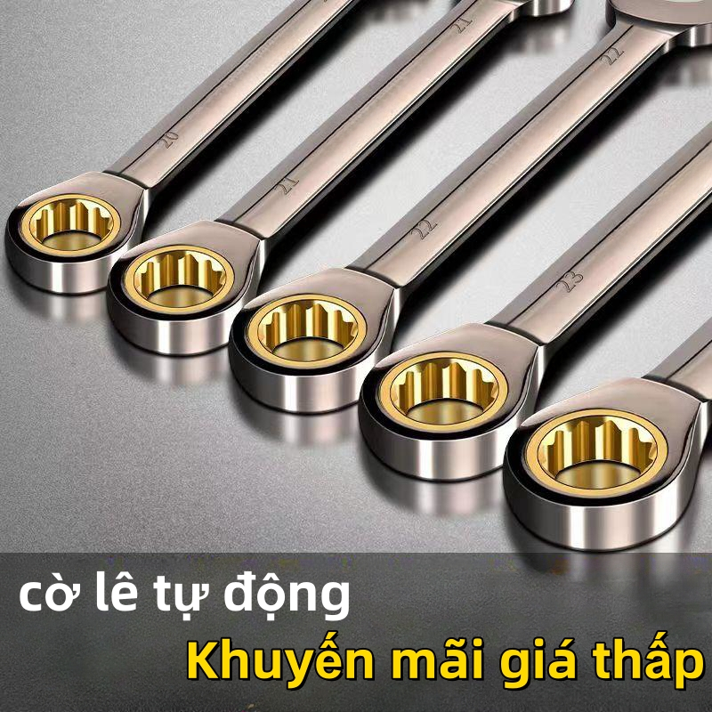 Bộ cờ lê tự động bánh cóc 72 răng, Cờ lê tự động 360 độ nhiều size ...