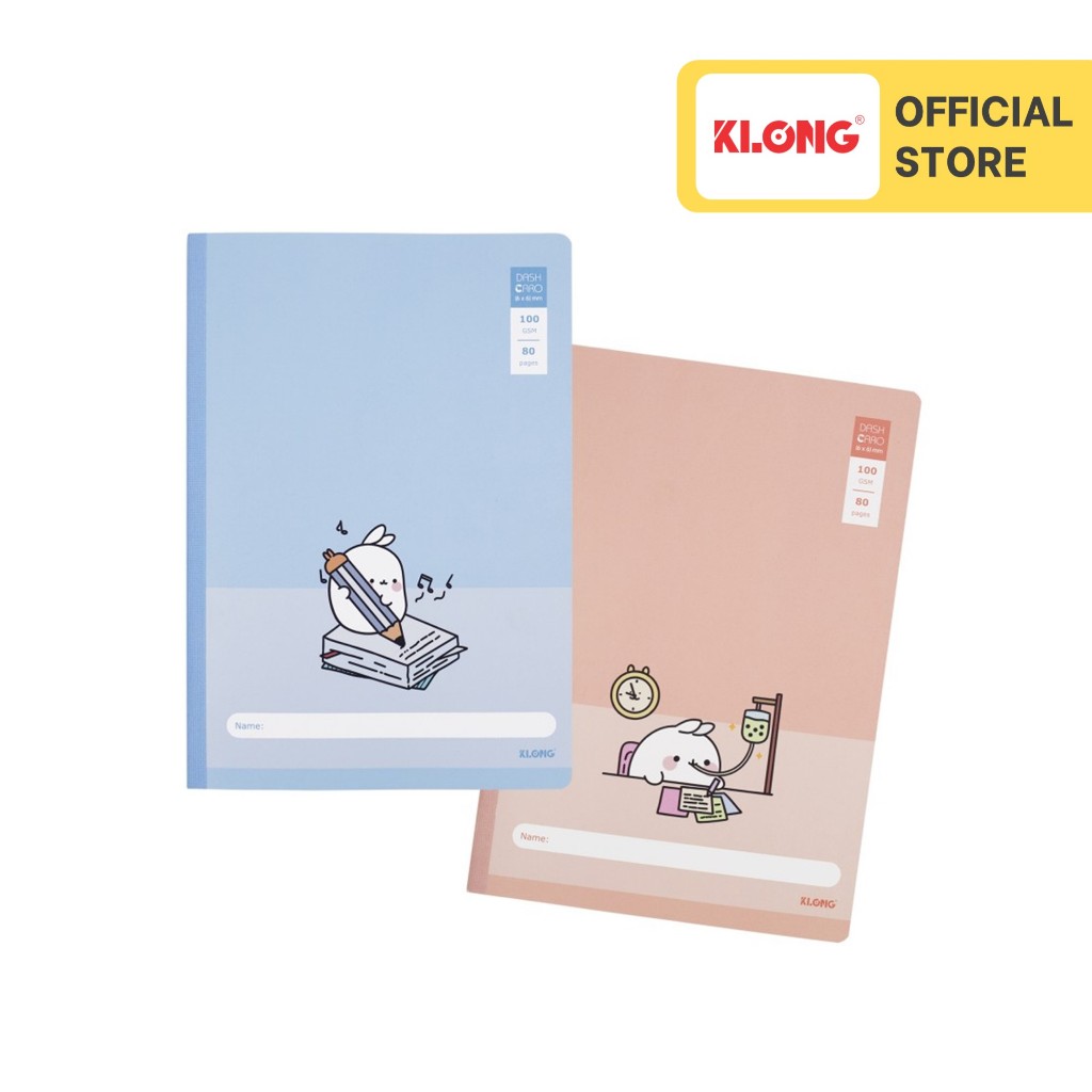 Vở Dash Caro (6x6)mm may dán gáy KLONG B5 80 trang 100/76; MS: 812 | Shopee Việt Nam