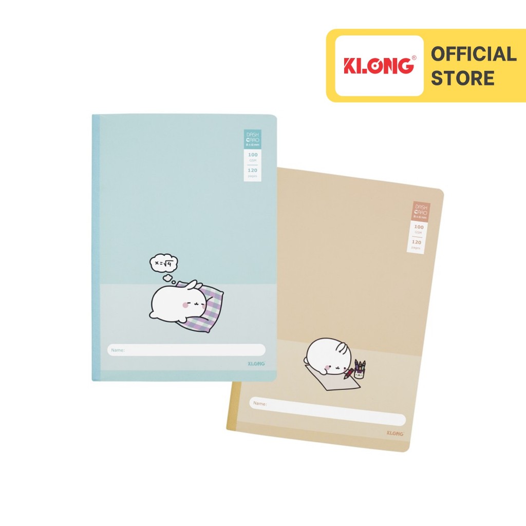 Vở Dash Caro (6x6)mm may dán gáy KLONG B5 120 trang 100/76; MS: 813 | Shopee Việt Nam