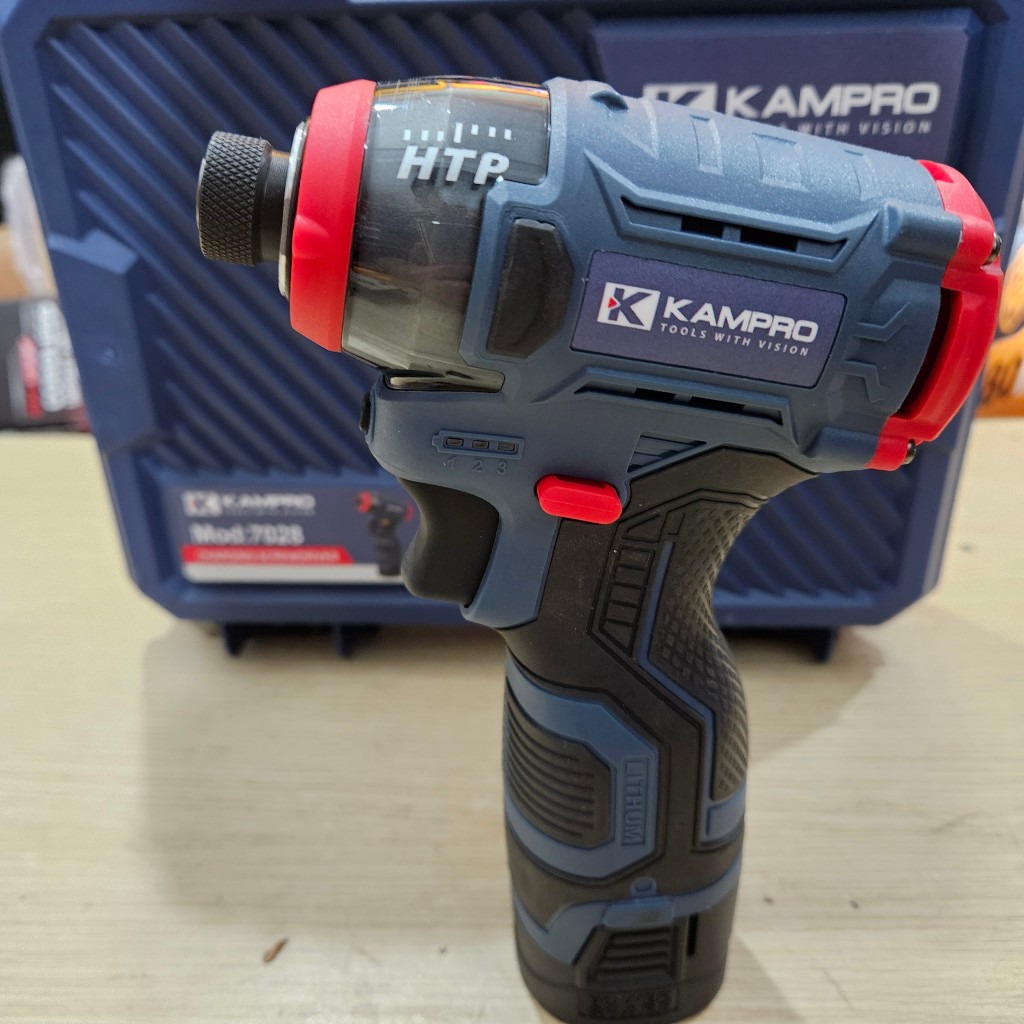 Chuyên vít Kampro 140Nm 16V8 pin đứng 4cell nhỏ gọn, chỉnh 3 tốc, không ...