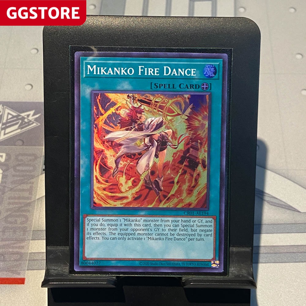 [ Bài Yugioh Chính Hãng ] CR01-AE194 Mikanko Fire Dance (SR) | Shopee Việt Nam
