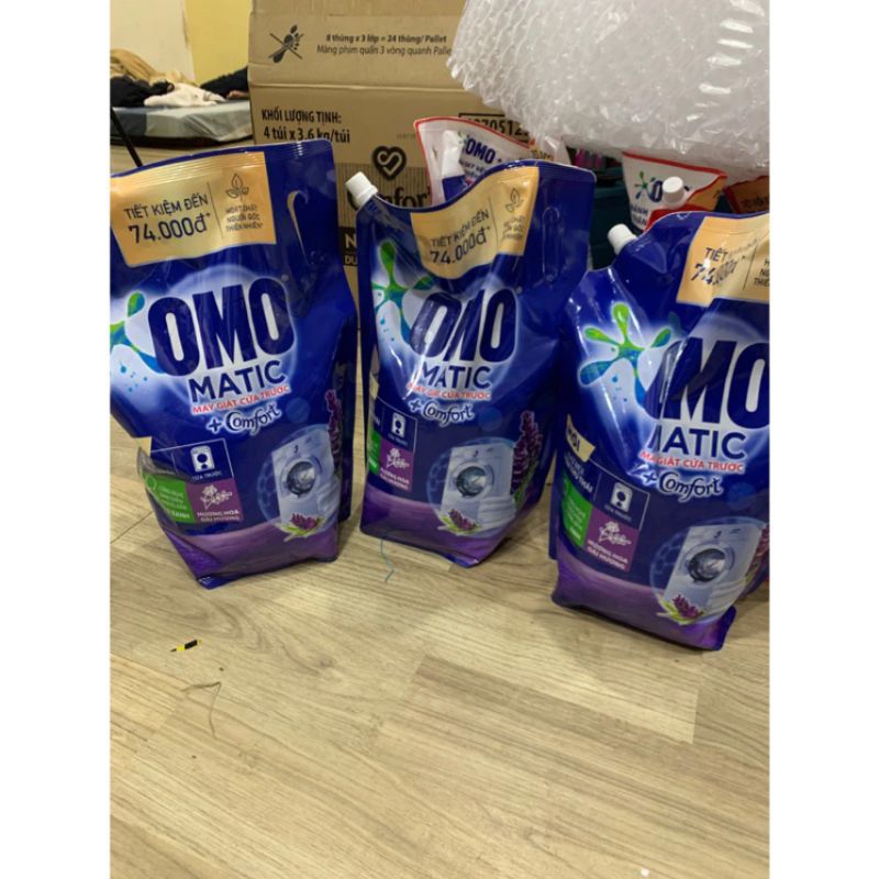 Combo 3 túi nước giặt omo matic cửa ngang 3,6kg x3 túi. Có thể chọn ...