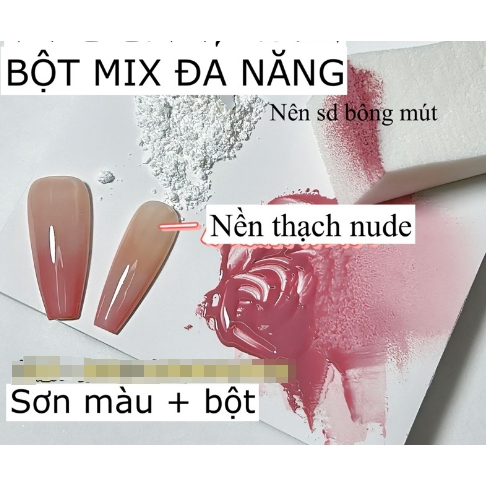 Bột mix gel đa năng dặm omber và mix gel hũ to 240g or 100g | Shopee ...
