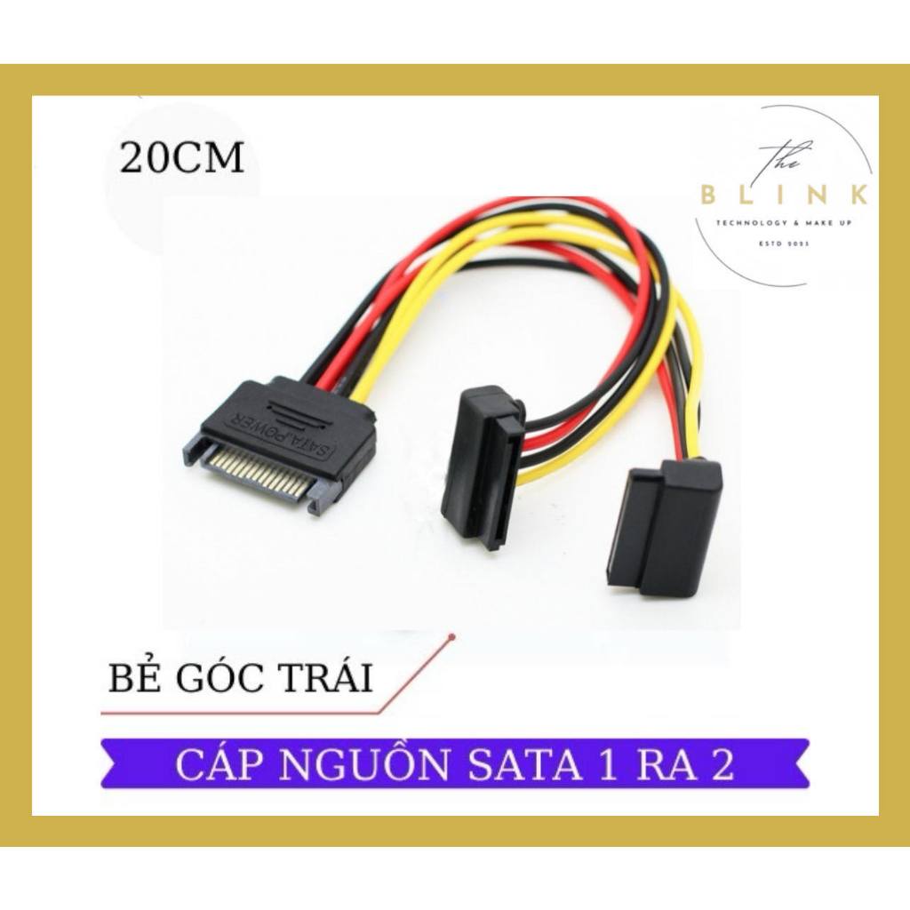 Cáp chia nguồn SATA 1 ra 2 - Loại Tốt | Shopee Việt Nam
