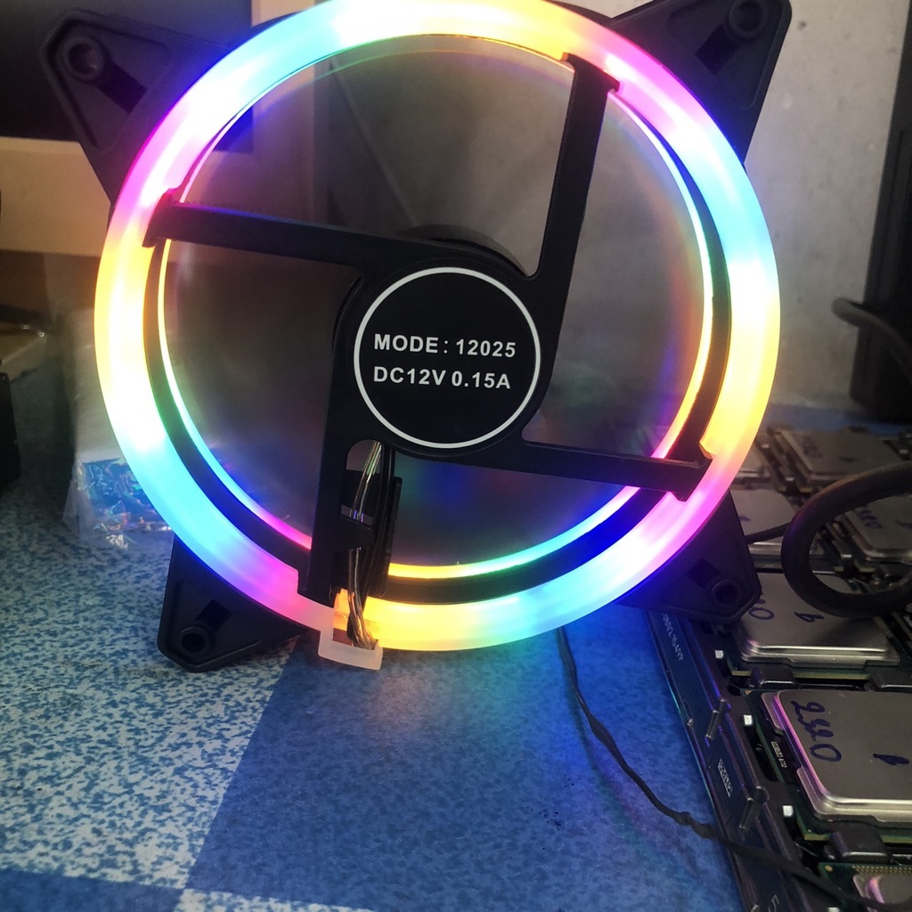 Fan Case Led 12Cm M3/S2 LED RGB Loại Không Cần Hub Màu Cầu Vồng Mới ...