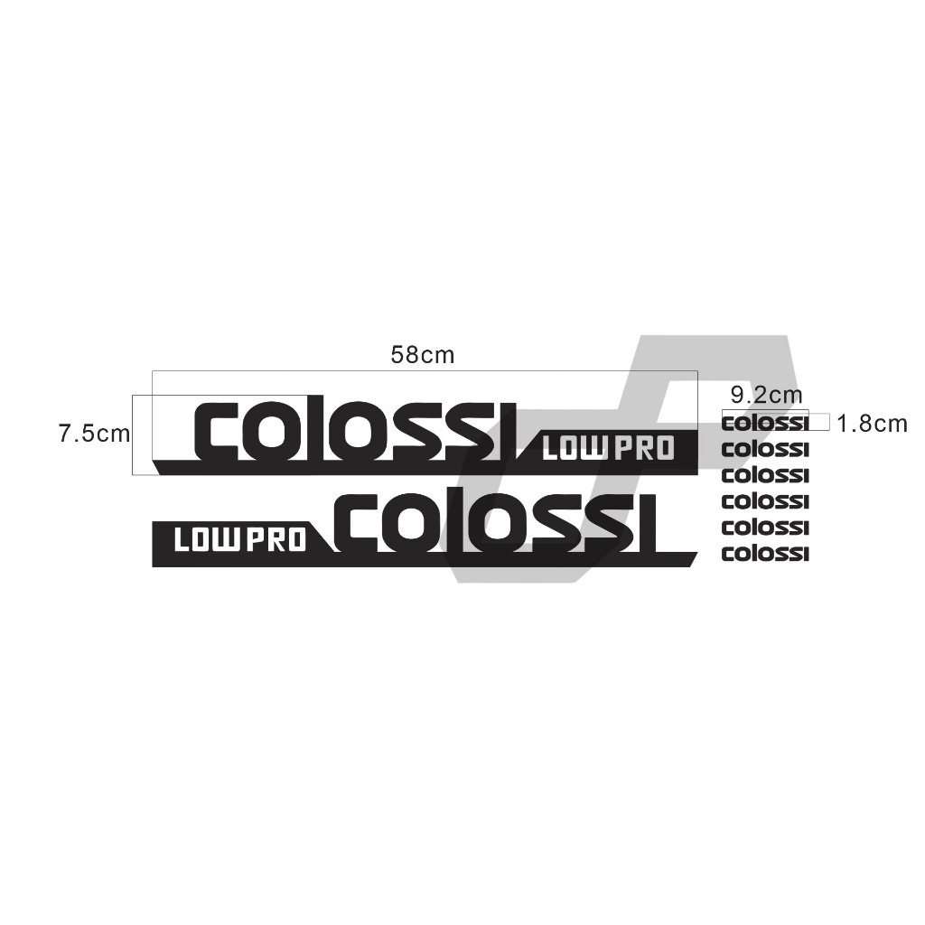 Tem COLOSSI Custom Fixed Gear | Shopee Việt Nam