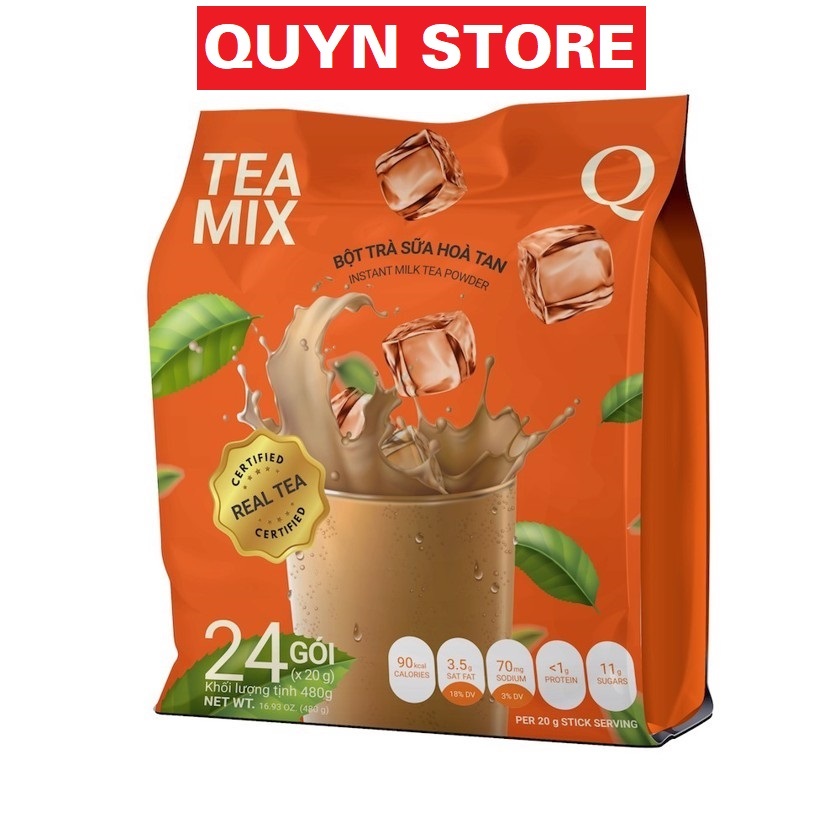 Trà sữa hòa tan TRẦN QUANG tea mix Quyn store bịch 480g | Shopee Việt Nam