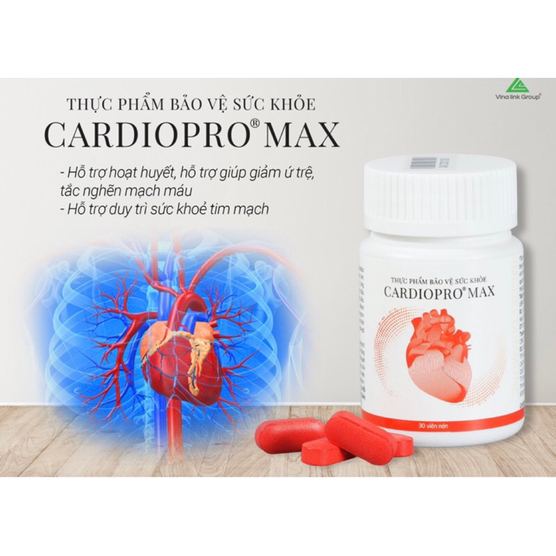 Cardiopro max(30 viên)(CAM KẾT HÀNG CHÍNH HÃNG) | Shopee Việt Nam