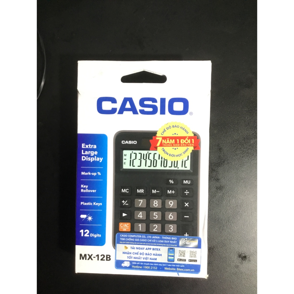 Máy tính Casio MX-12B | Shopee Việt Nam