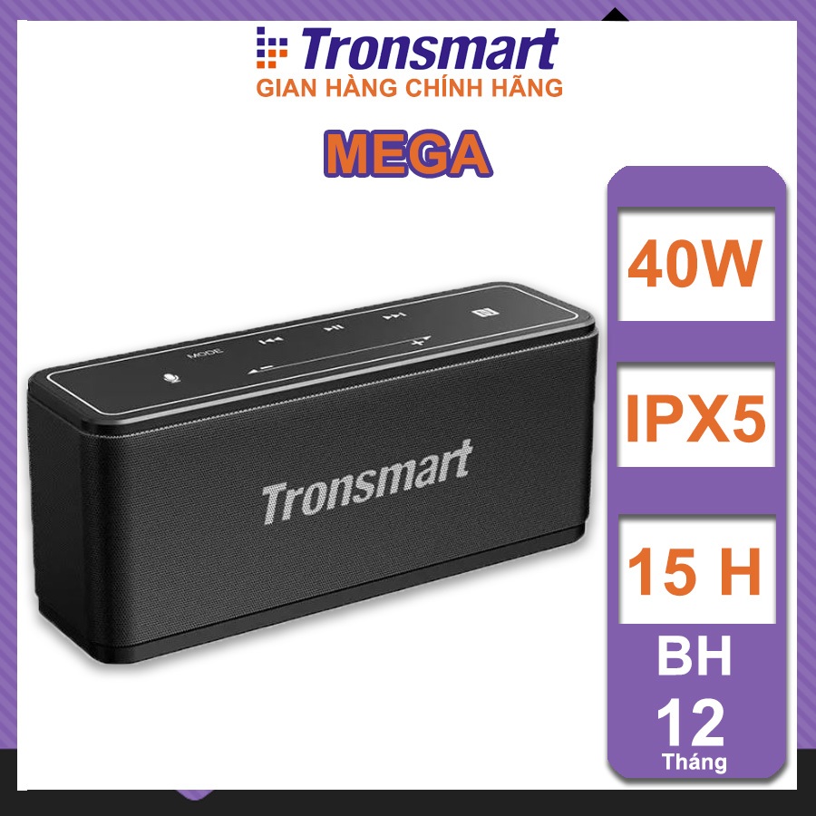 Loa Bluetooth Tronsmart Element Mega Bluetooth 5.0 Công suất 40W, điều ...