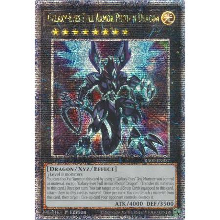 Thẻ bài Yugioh - TCG - Galaxy-Eyes Full Armor Photon Dragon - RA01-EN037 - Quarter Century ...