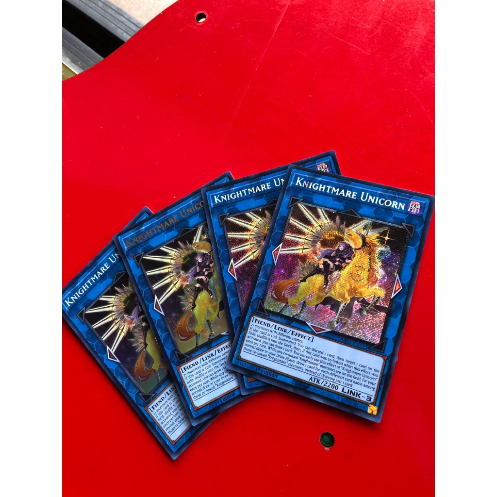 Thẻ bài Yugioh - TCG - Knightmare Unicorn (alternate art) - RA01-EN043 ...