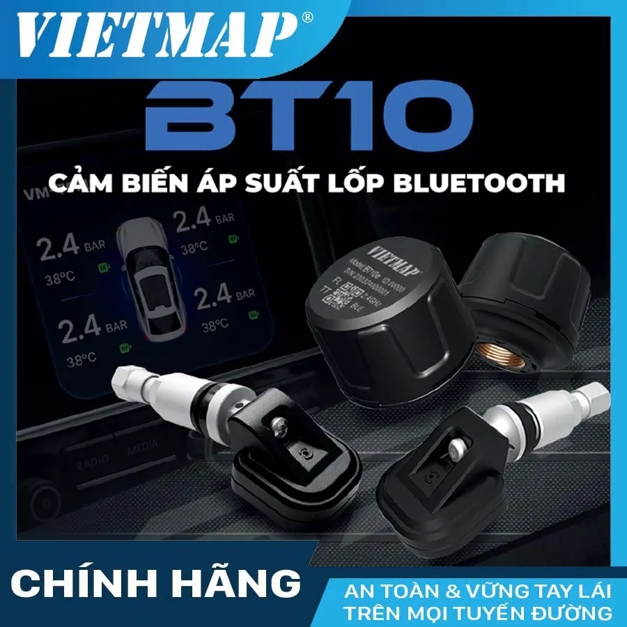 Cảm Biến Áp Suất Lốp VIETMAP BT10- Tặng thẻ Vietmap Live Pro-Kho camera | Shopee Việt Nam