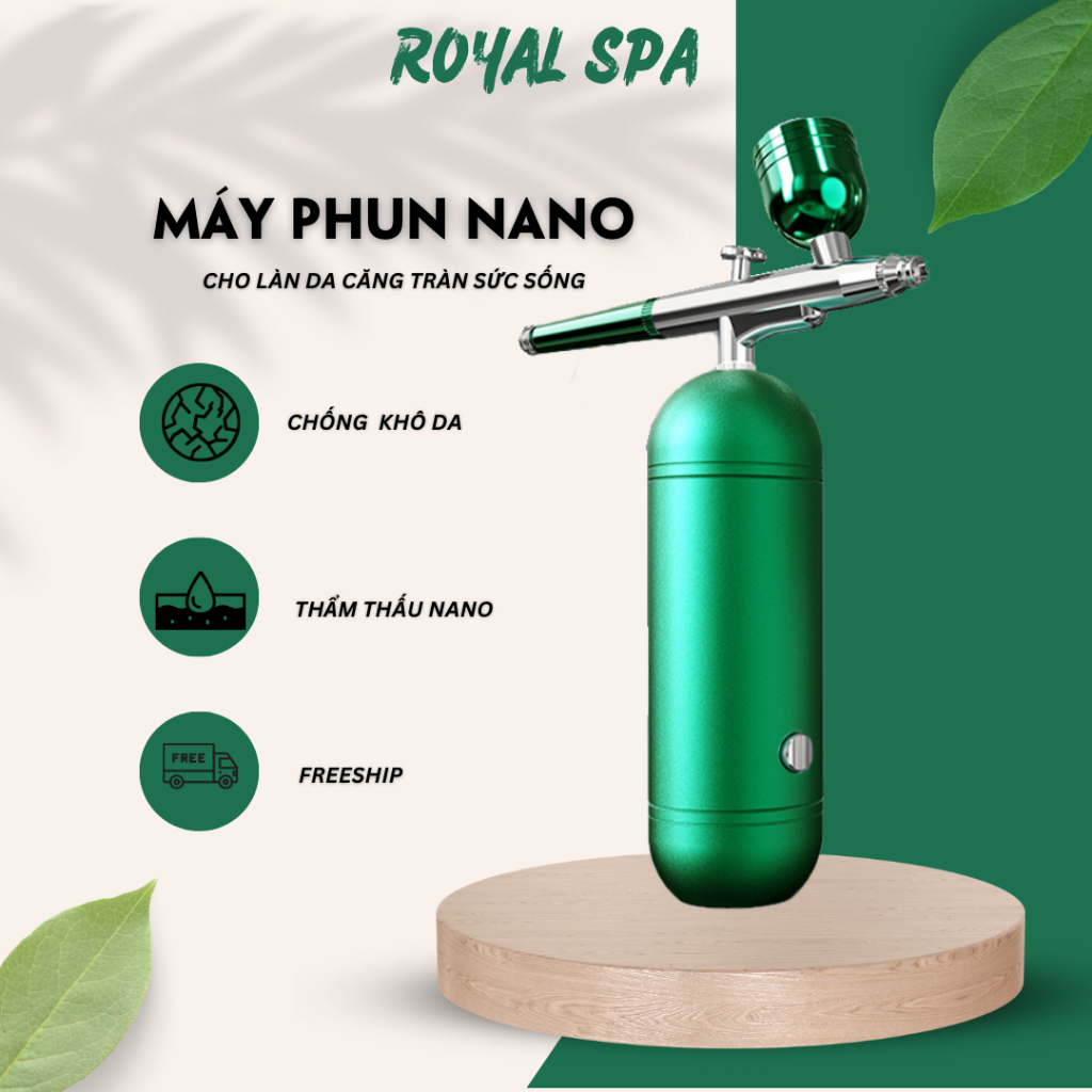 Máy phun oxy tươi dùng cho spa cung cấp oxy giúp tăng sinh collagen và trẻ hóa làn da Royalspa ...
