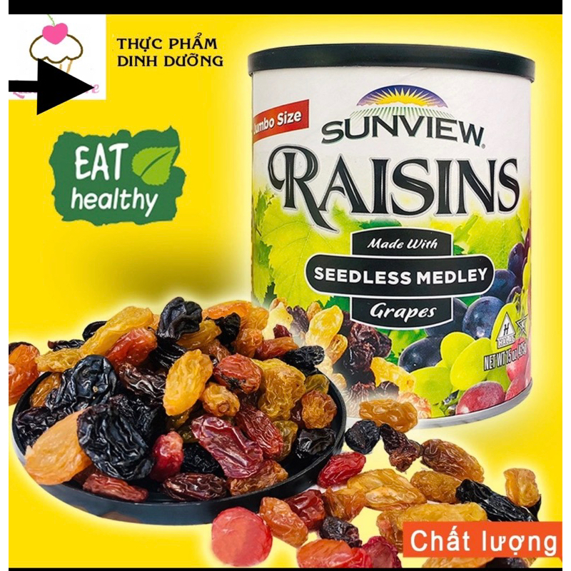 [DATE 2024] Nho khô Thập Cẩm Sunview Raisins Mỹ - 425g | Shopee Việt Nam