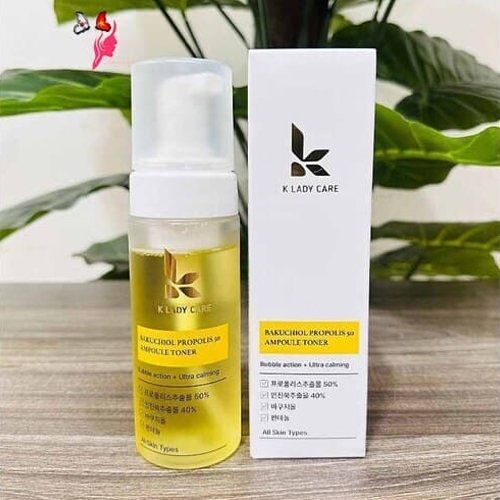 Toner/ nước hoa hồng/ nước cân bằng da với keo ong + bakuchiol K Lady ...