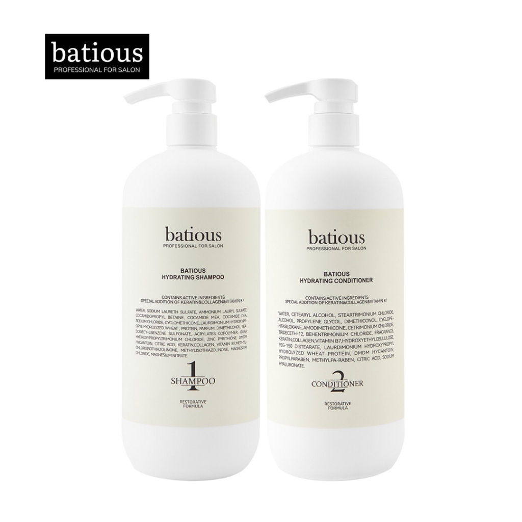 Dầu gội Dầu xả BATIOUS Hydrating Dành cho tóc khô xơ, Dưỡng ẩm tóc ...