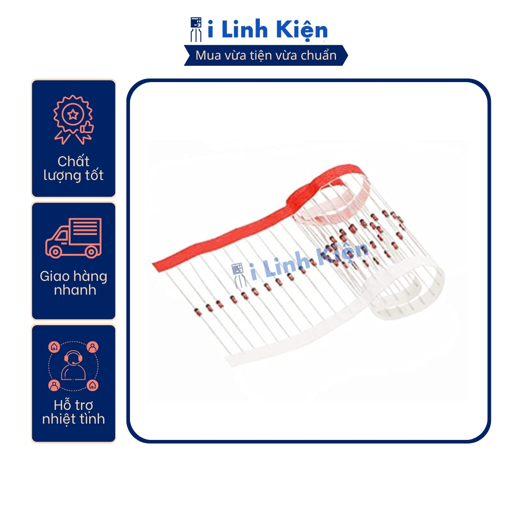 Diode zener 1W 4.3V 1N4731A 10 chiếc | Shopee Việt Nam