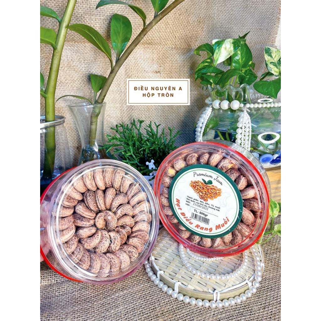 [Miễn ship] 1Kg hạt điều rang muối nguyên lụa, xếp hoa, hạt dinh dưỡng ...
