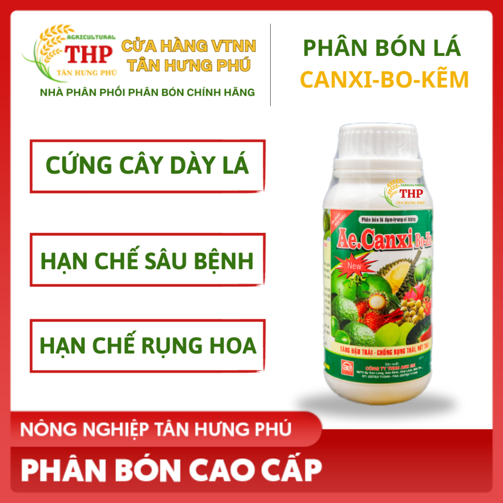 Phân Bón Lá Canxi-Bo-Kẽm - chai 500ml | Shopee Việt Nam