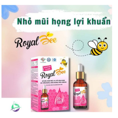 Royal Bee Nhỏ tai mũi họng sinh học lợi khuẩn , giúp giảm sổ mũi ngạt ...