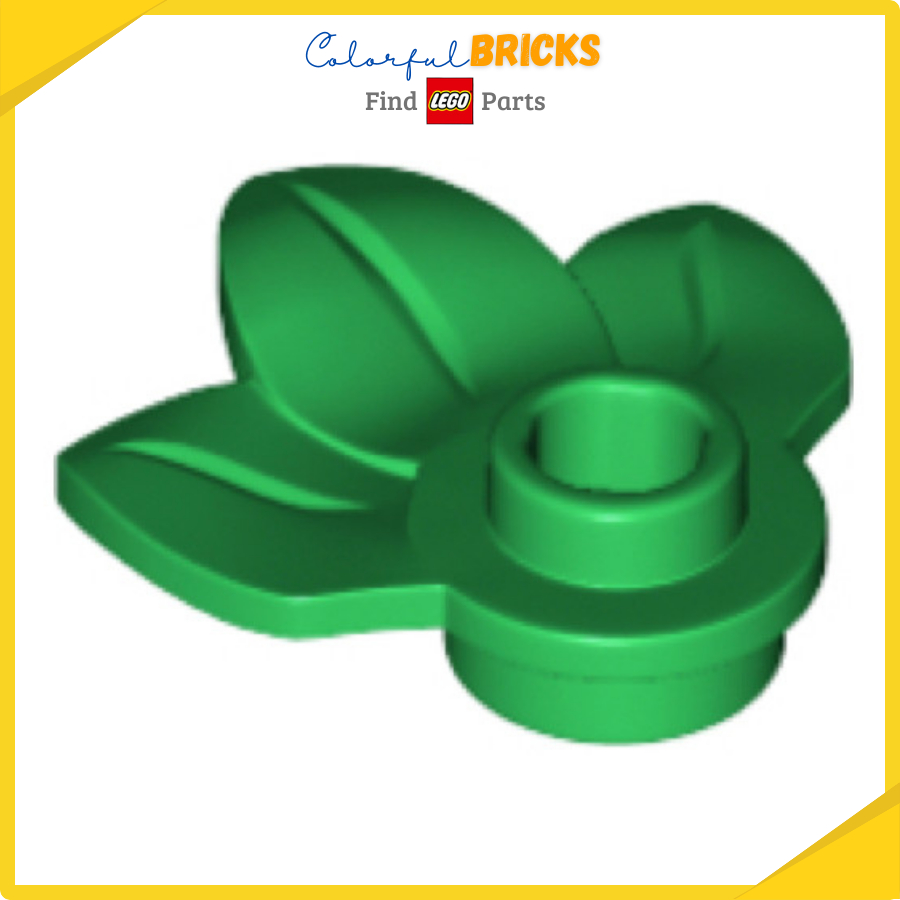 Lego Part MOC chính hãng | Combo 100 chiếc lá xanh New | ID: 32607 ...
