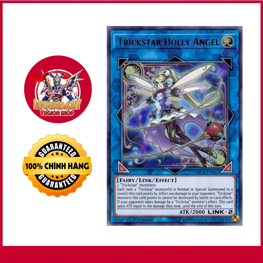 [Thẻ Bài Yugioh Chính Hãng] Trickstar Holly Angel | Shopee Việt Nam