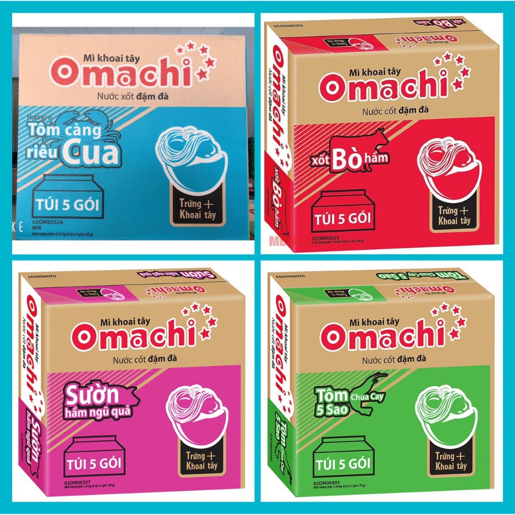 Thùng 30 gói mì Omachi khoai tây 80g | Shopee Việt Nam