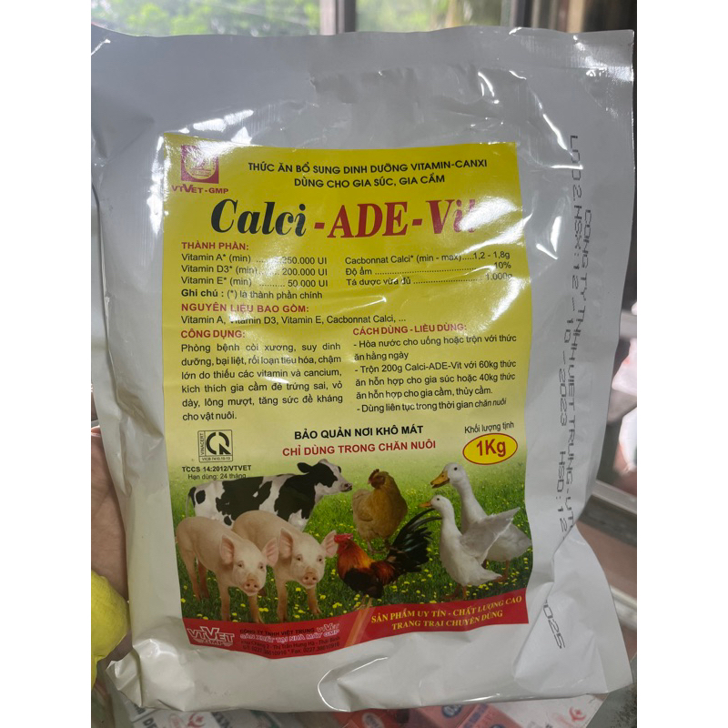 Calci ADE - Bổ xung Canxi Vitamin cho vật nuôi | Shopee Việt Nam