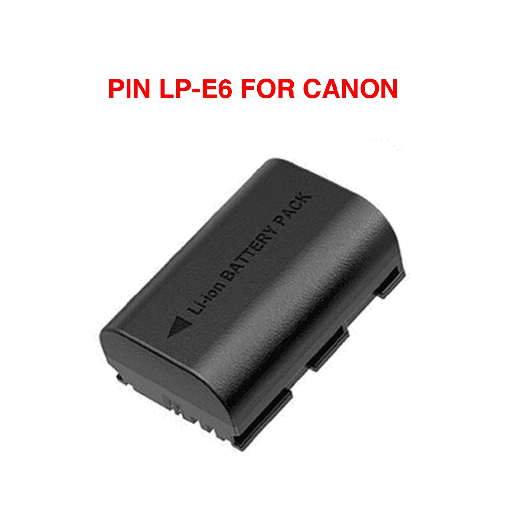 Pin máy ảnh LP-E6 cho Canon EOS 5D2 5D3 6D 70D 7D 60D 7D2 80D 90D,... dung lượng lớn | Shopee ...