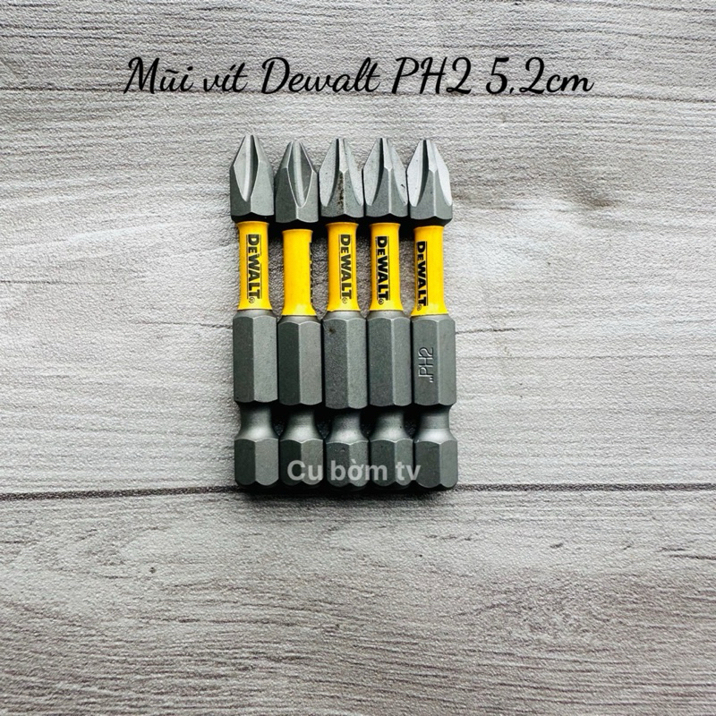 Mũi bắn vít Dewalt PH2 5cm, 9cm, 15cm, đầu tôn Dewalt 8mm | Shopee Việt Nam
