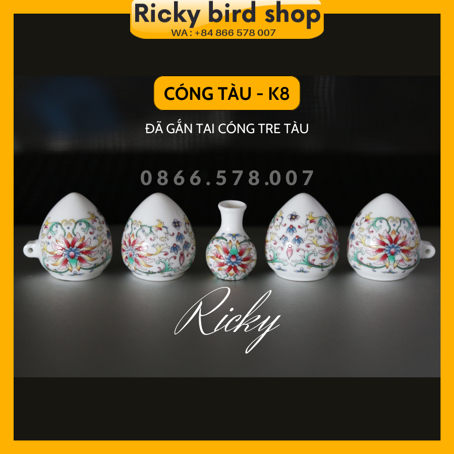 Cóng chim khuyên đẹp Ricky, Tích hoa sen bộ 5 cái đã kèm tai cóng tàu ...