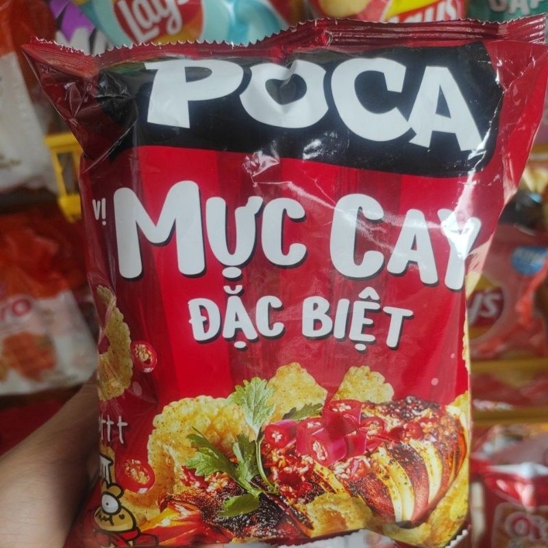 2 gói snack Poca vị mực cay đặc biệt gói 30g | Shopee Việt Nam