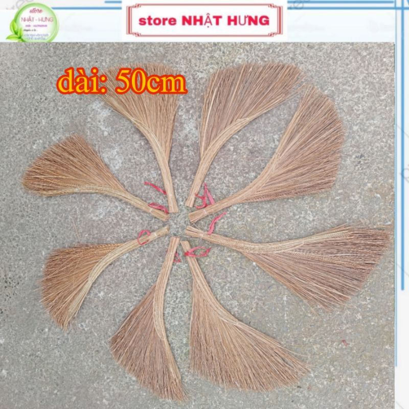 Chổi Cộng Dừa Mini Dài 50cm, Chổi Lá, Chổi Quét Sân, Chổi Xương ...