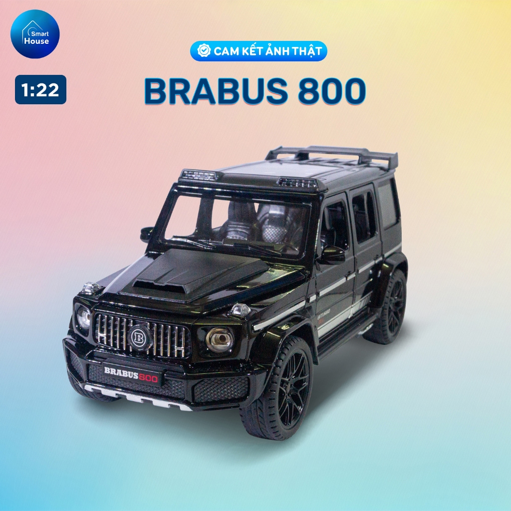 Mô hình xe Brabus G800 đen kim loại tỉ lệ 1:22 | Shopee Việt Nam