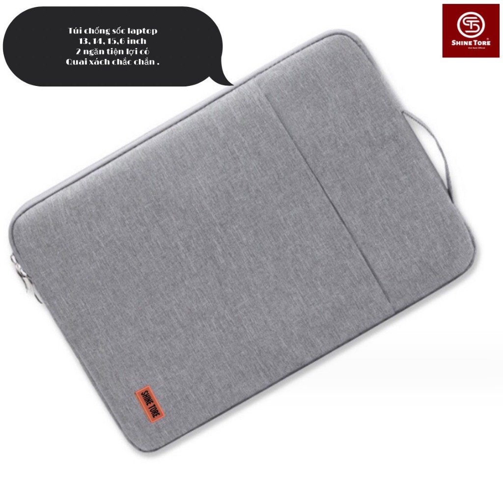 TÚI CHỐNG SỐC LAPTOP 2 NGĂN CÓ QUAI XÁCH CHẮC CHẮN SHINE TORE ST -004 ...