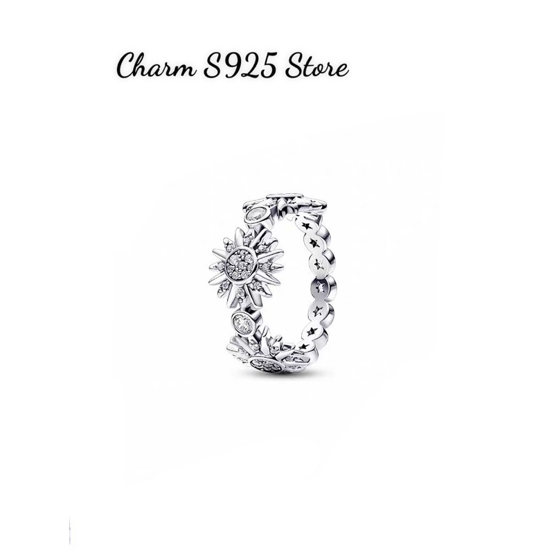 NHẪN ĐEO TAY PAN ALE MẶT TRỜI BẠC S925 THUẦN KHIẾT HÀNG CAO CẤP | Shopee Việt Nam