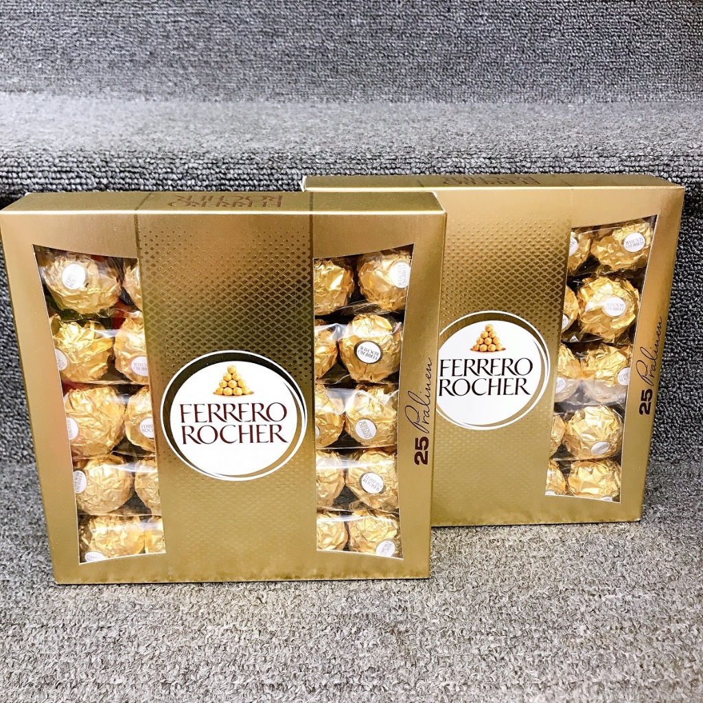 Socola Ferrero Rocher 312g- 25 viên Đức (hộp giấy) | Shopee Việt Nam