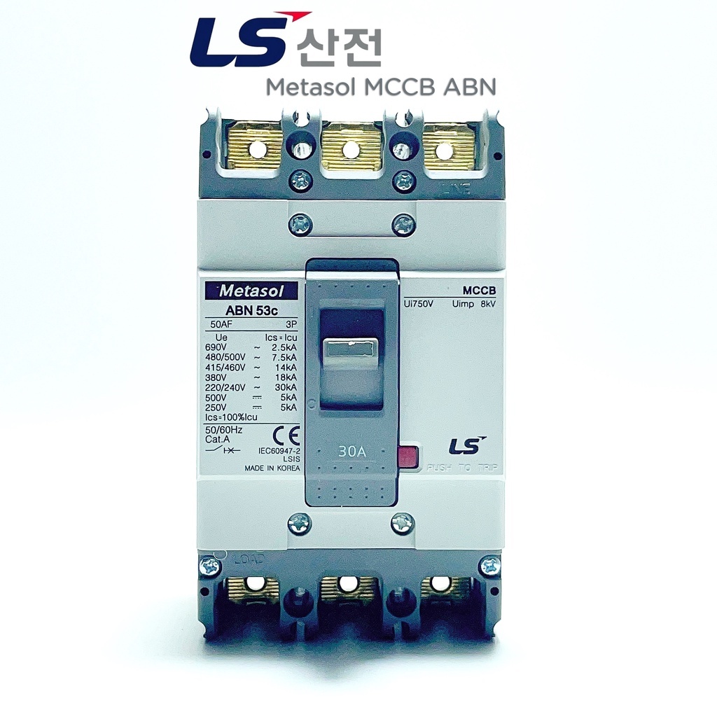 ATTOMAT Át khối 3 pha mccB LS 3P ABN 30-100A | Shopee Việt Nam