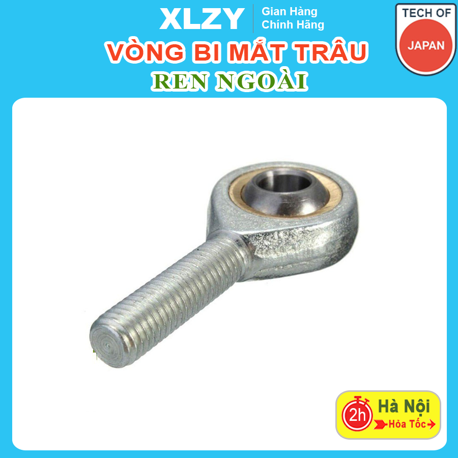 Vòng bi mắt trâu ren ngoài SA 3TK SA4 SA5 SA6 SA8 SA10 SA12 SA14 SA16 ...