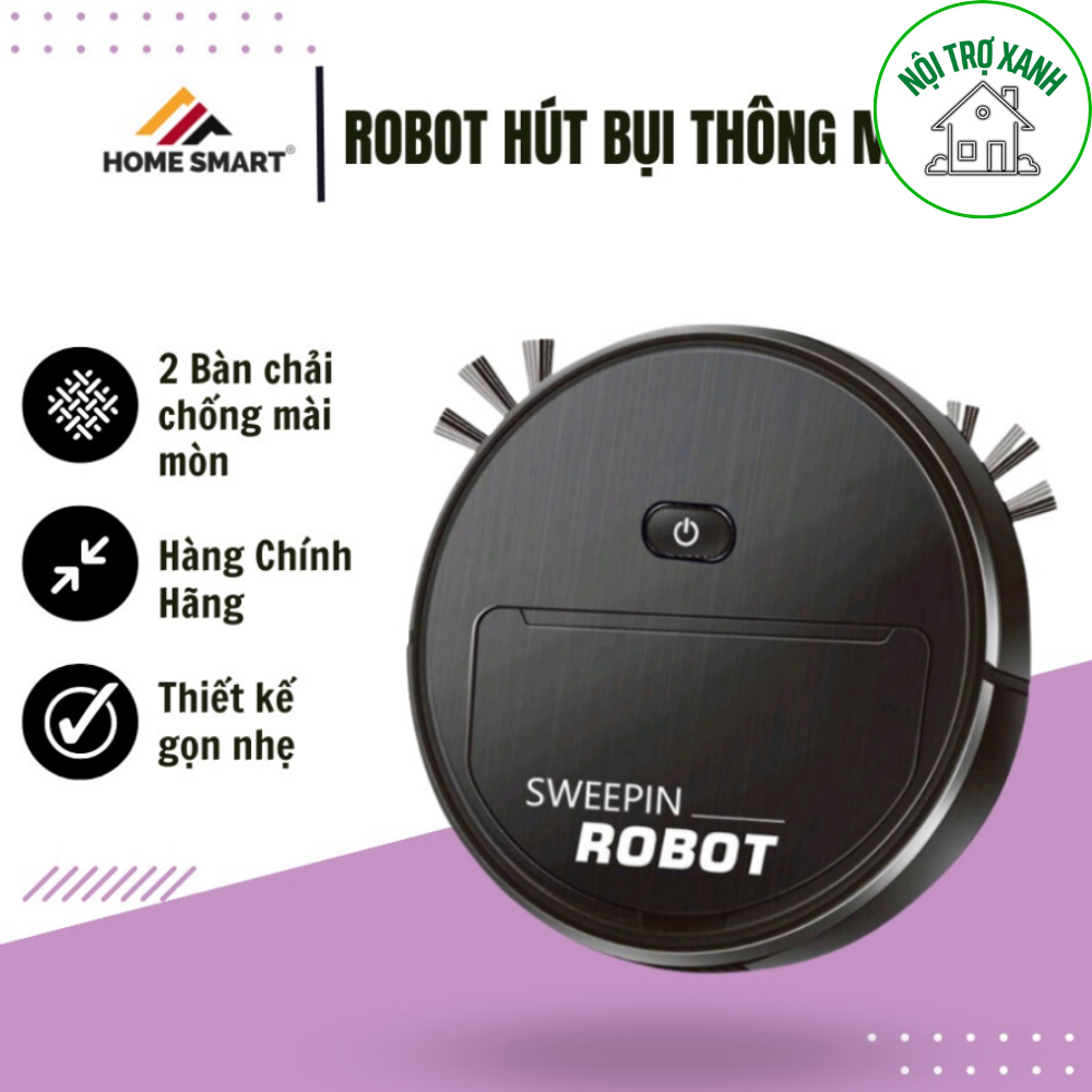 robot hút bụi lau nhà tự động SWEEPIN, robot lau nhà thông minh K235 ...