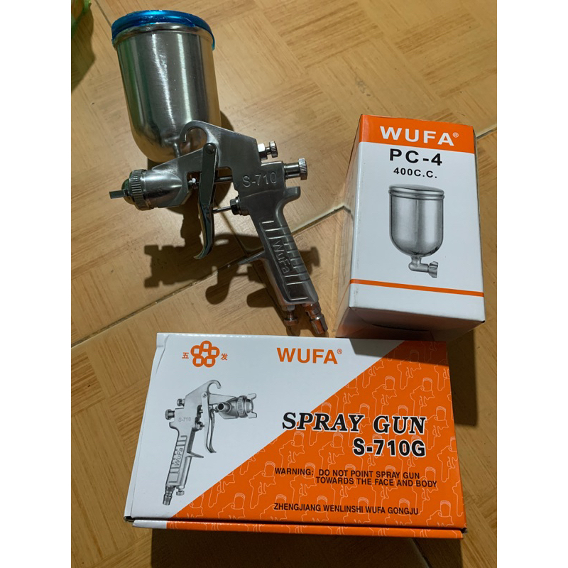 Súng phun sơn WUFA S-710 kèm bình phun 400cc | Shopee Việt Nam