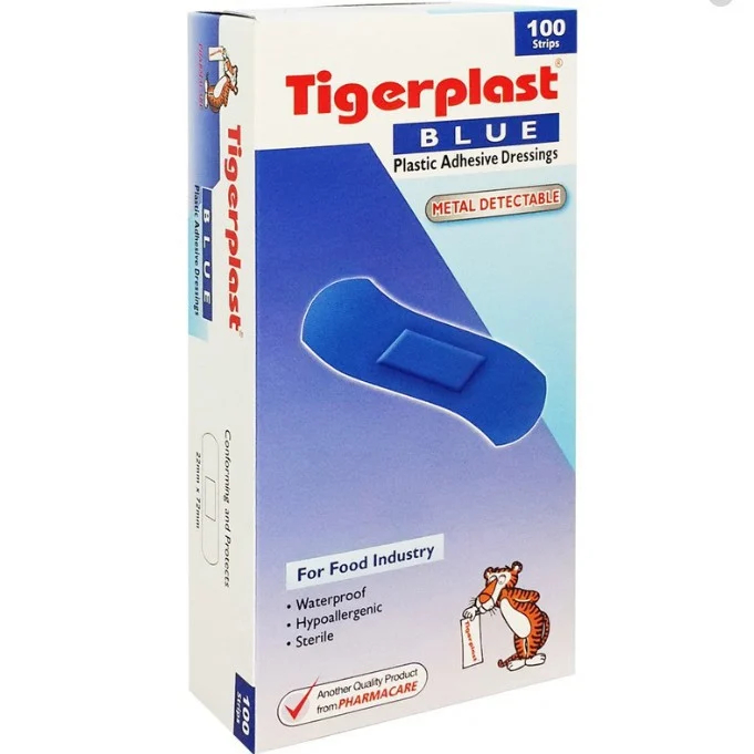 Băng cá nhân có phủ kim loại Tiger plast blue - Băng cá nhân có kim ...