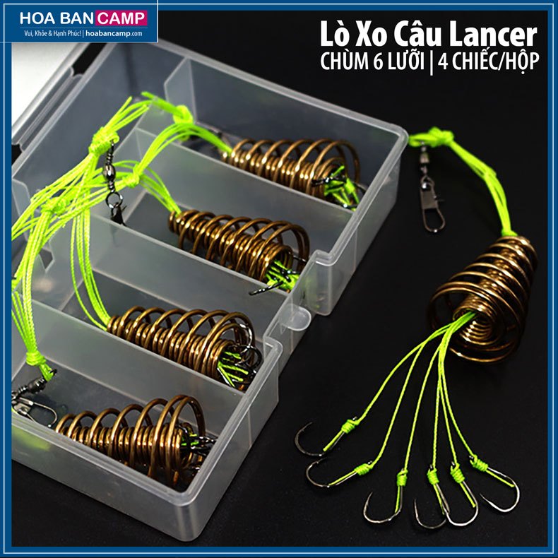 Lò Xo Câu Lancer Chùm 6 Lưỡi | 4 Chiếc/Hộp | Shopee Việt Nam