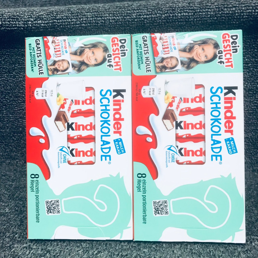 Socola Kinder Schokolade 100g (Đức) - hộp 8 thanh | Shopee Việt Nam